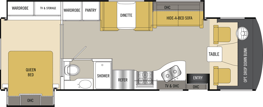 Coachmen Mirada RV Floor Plans, Coachmen Mirada Motorhomes