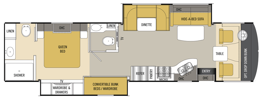 Coachmen Mirada RV Floor Plans, Coachmen Mirada Motorhomes